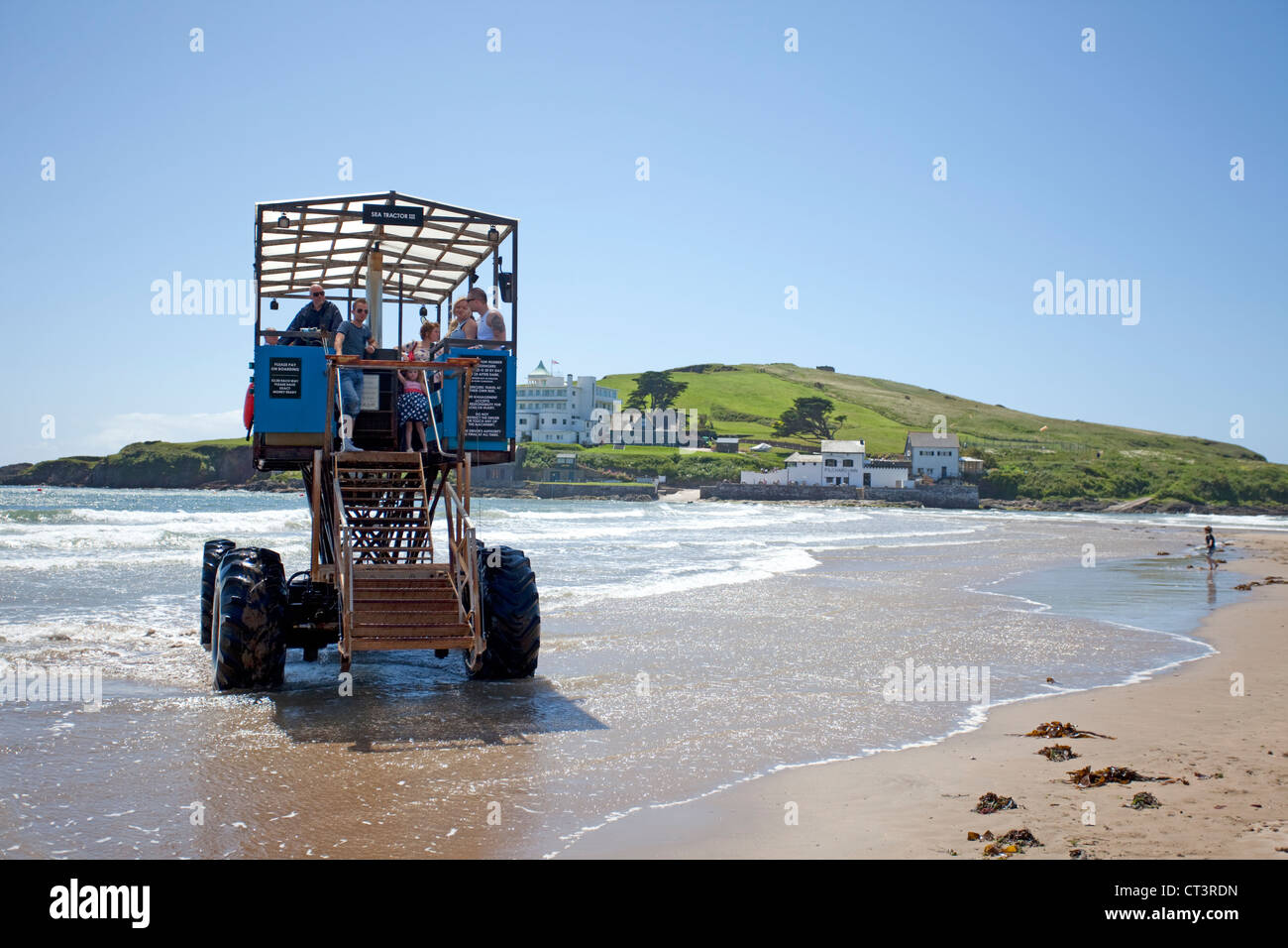 Sea tractor burgh island hi-res stock photography and images - Alamy