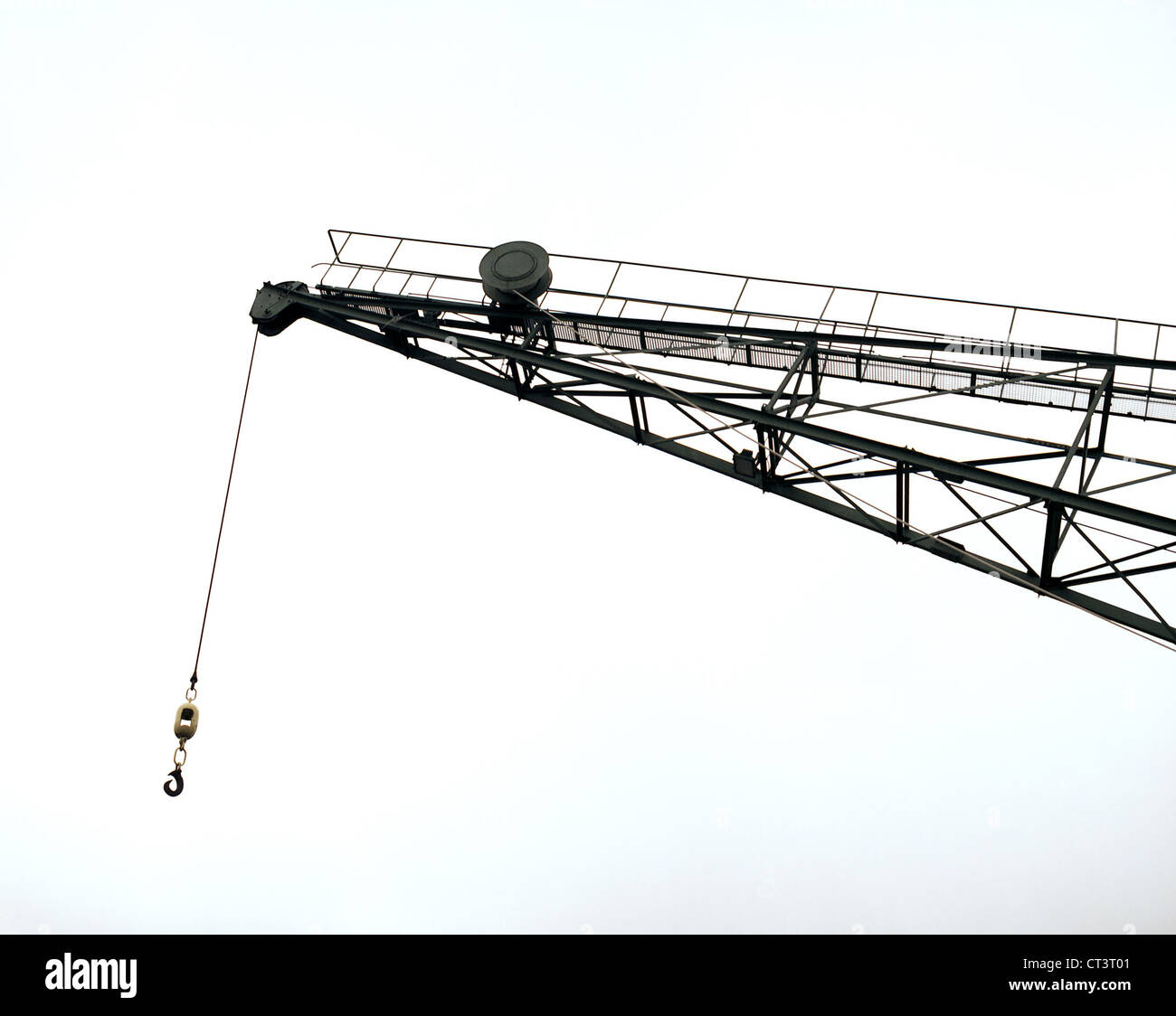 Berlin, crane on the grounds of the west harbor BEHALA Stock Photo - Alamy