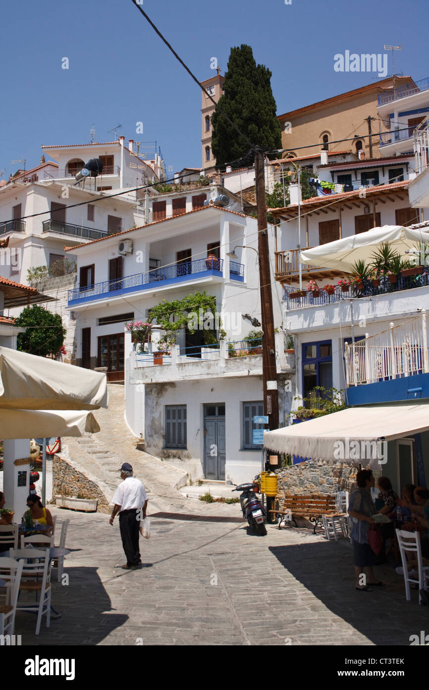 Skopelos greece glossa hi-res stock photography and images - Alamy