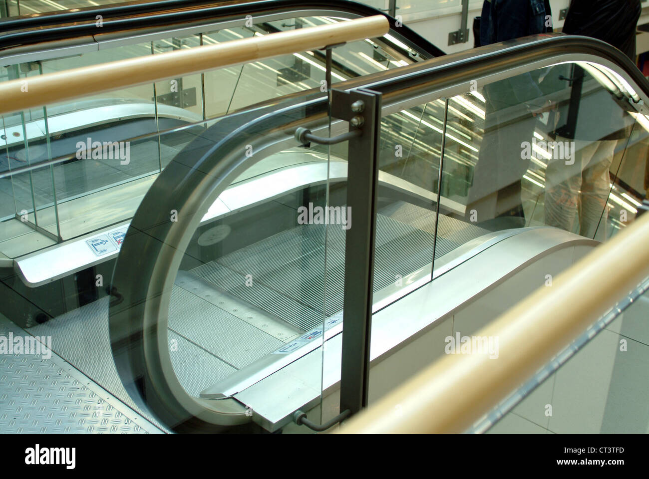 Hamburg, Hamburg escalator in a department store Stock Photo - Alamy