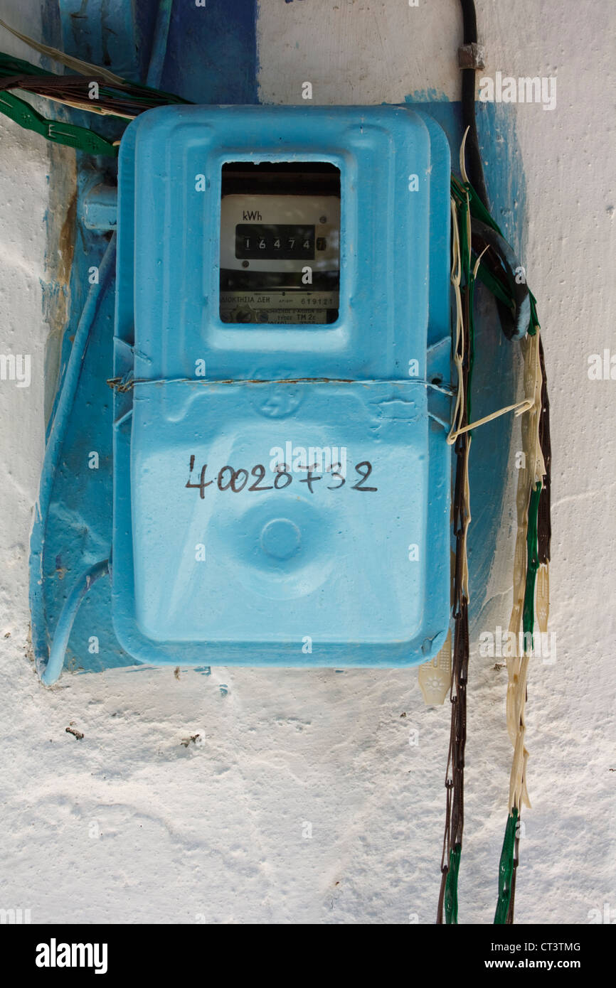 External electricity meter hi-res stock photography and images - Alamy