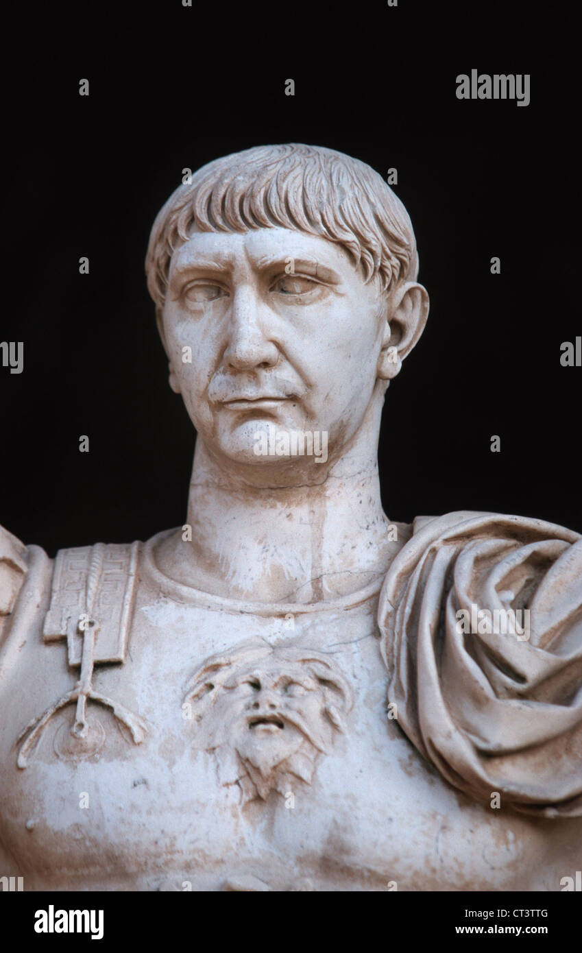 Xanten, Archaeologischer Park, Marcus Ulpius Traianus Stock Photo - Alamy