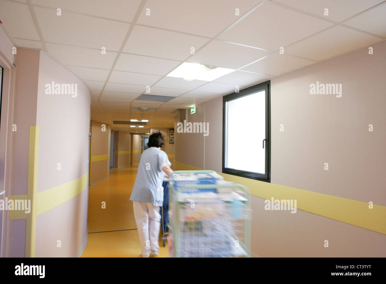 INTERIOR OF A HOSPITAL Stock Photo - Alamy