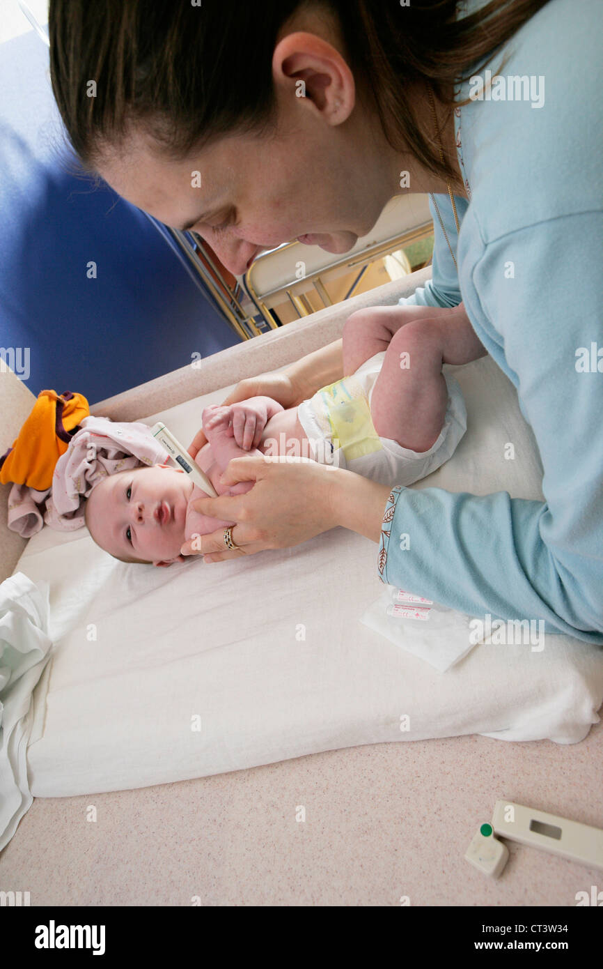 TEMPERATURE, NEWBORN BABY Stock Photo - Alamy