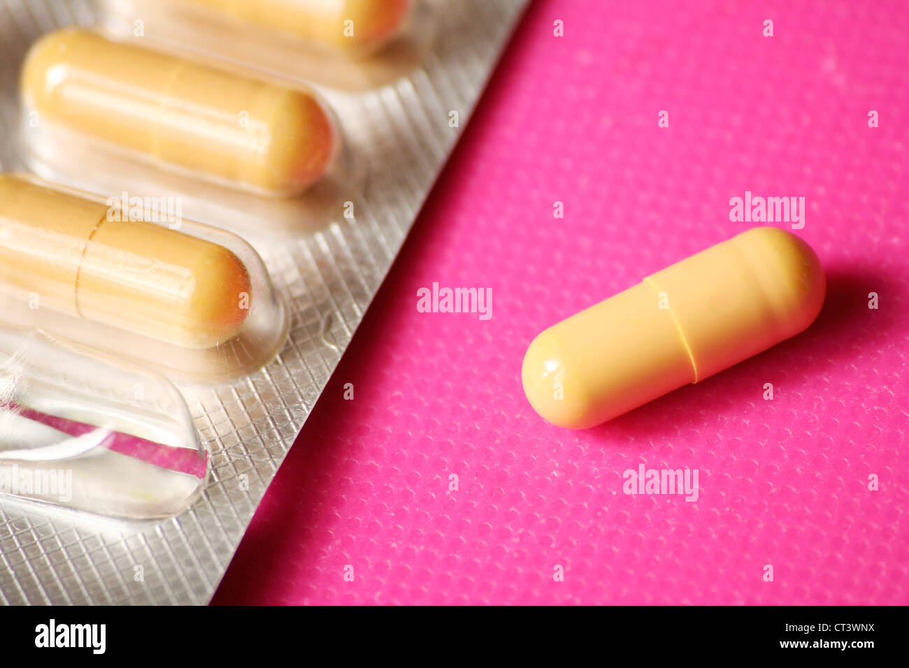A CAPSULE-FORM DRUG Stock Photo - Alamy
