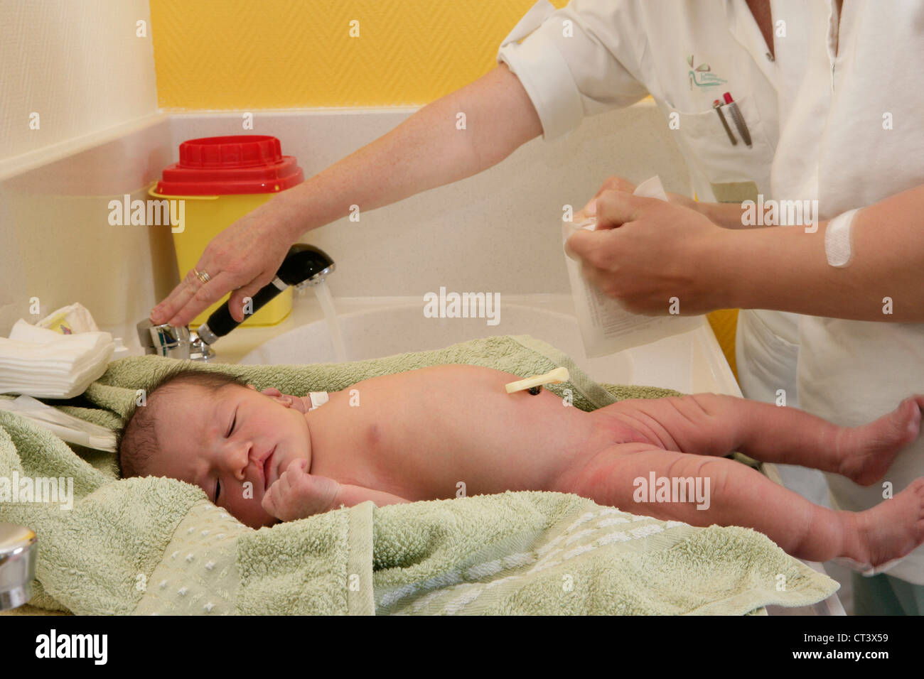 NEWBORN BABY HYGIENE Stock Photo - Alamy