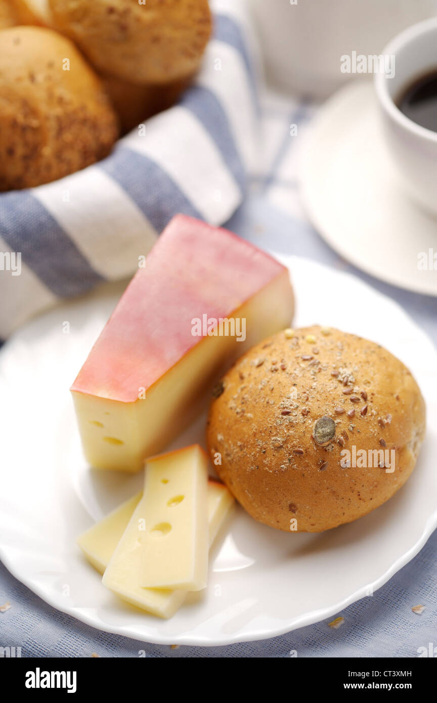 Bread and cheese Stock Photo - Alamy