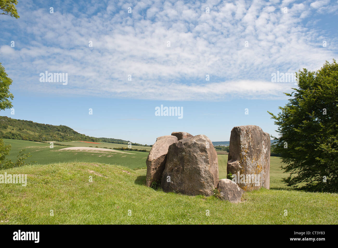 Coldrum Longbarrow Neolithic megalithic long barrow and stone circle on ...