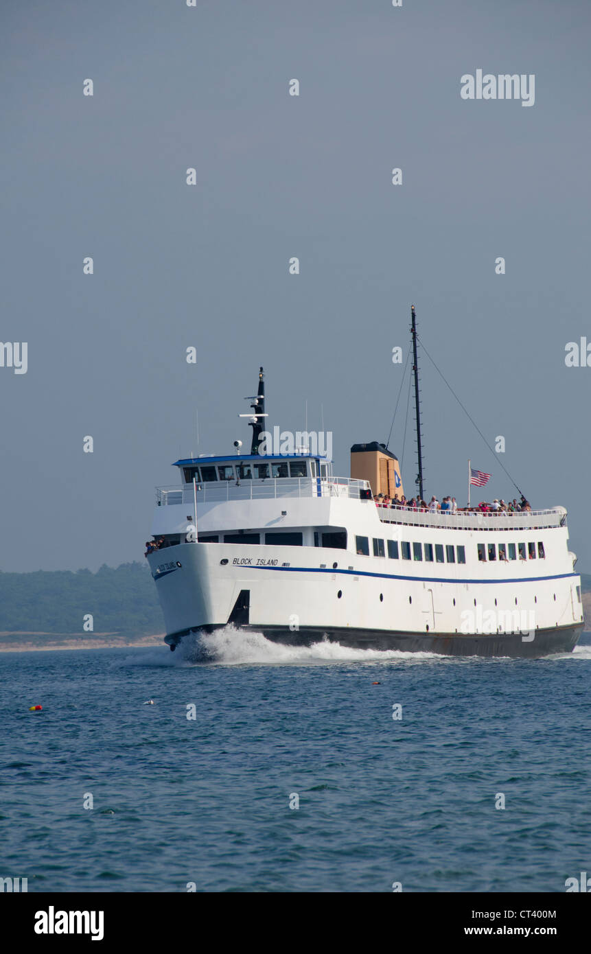 Rhode Island, Block Island. Block Island Ferry Stock Photo - Alamy