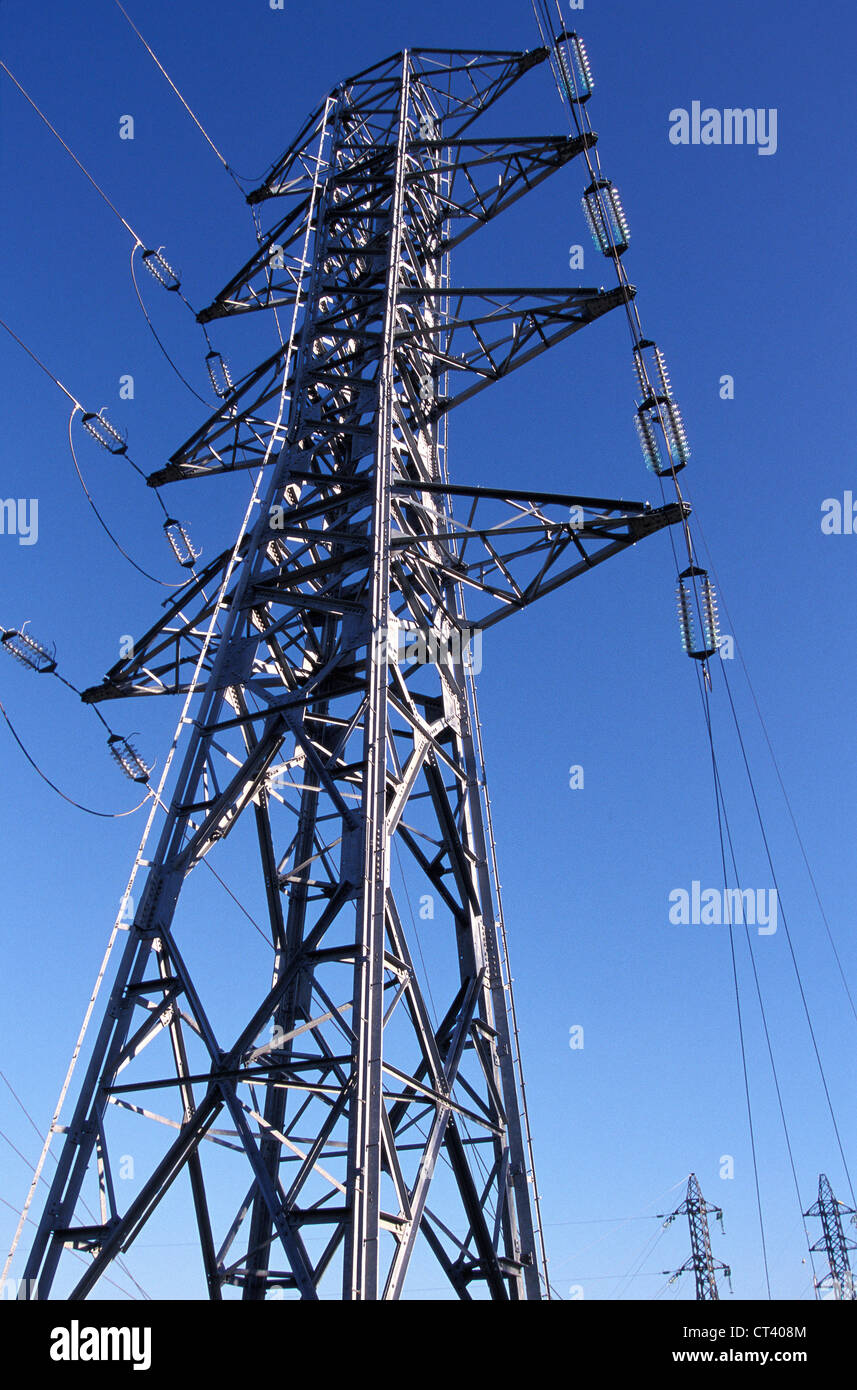 ELECTRICITY POWER LINE Stock Photo - Alamy