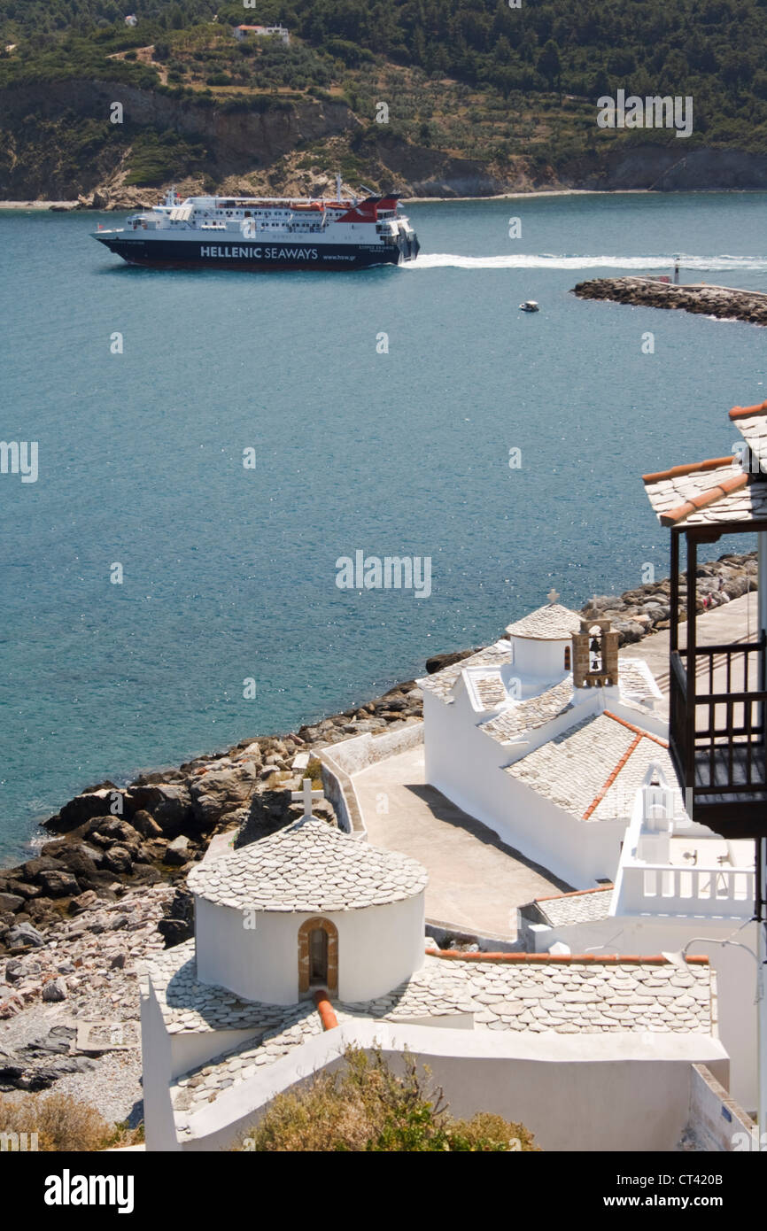 Hellenic Seaways Car Passenger Ferry High Resolution Stock Photography ...