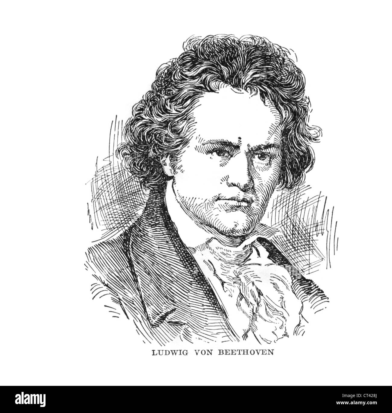 Beethoven portrait Black and White Stock Photos & Images - Alamy