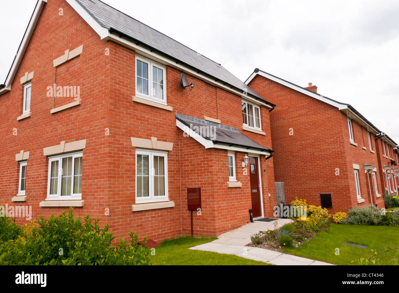 New Houses, Stroud, Gloucestershire, UK Stock Photo - Alamy
