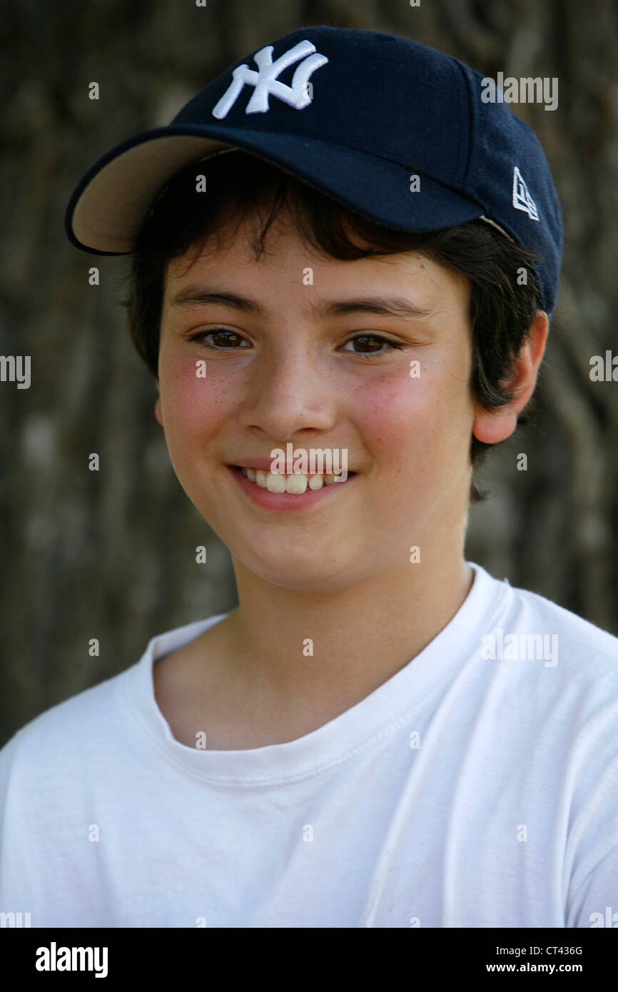 PORTRAIT OF ADOLESCENT BOY Stock Photo - Alamy