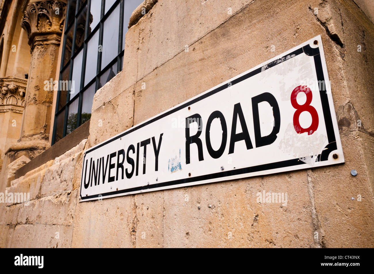 University Road sign, Bristol, UK Stock Photo - Alamy