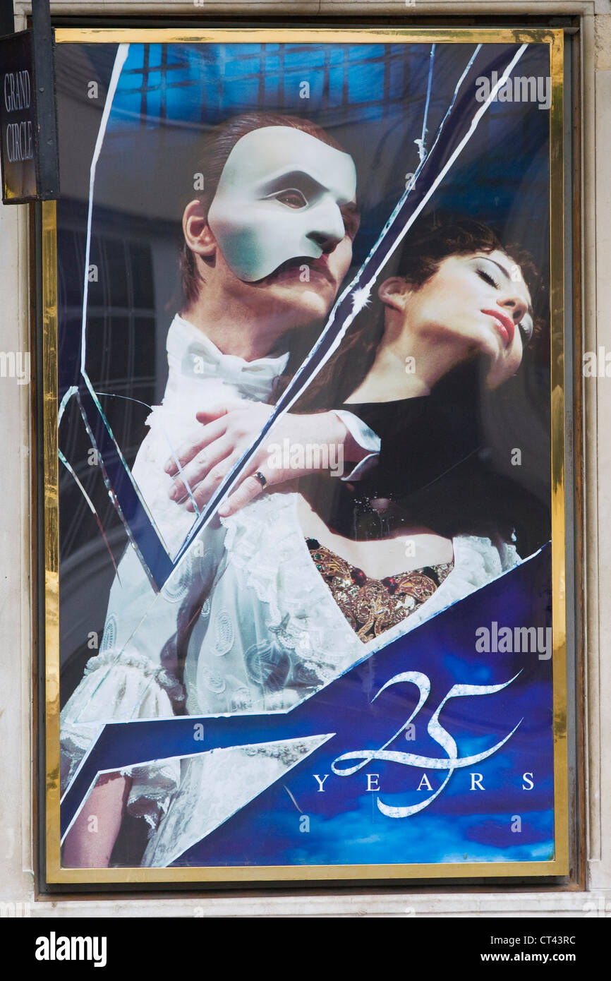 Phantom Of The Opera Poster High Resolution Stock Photography and ...