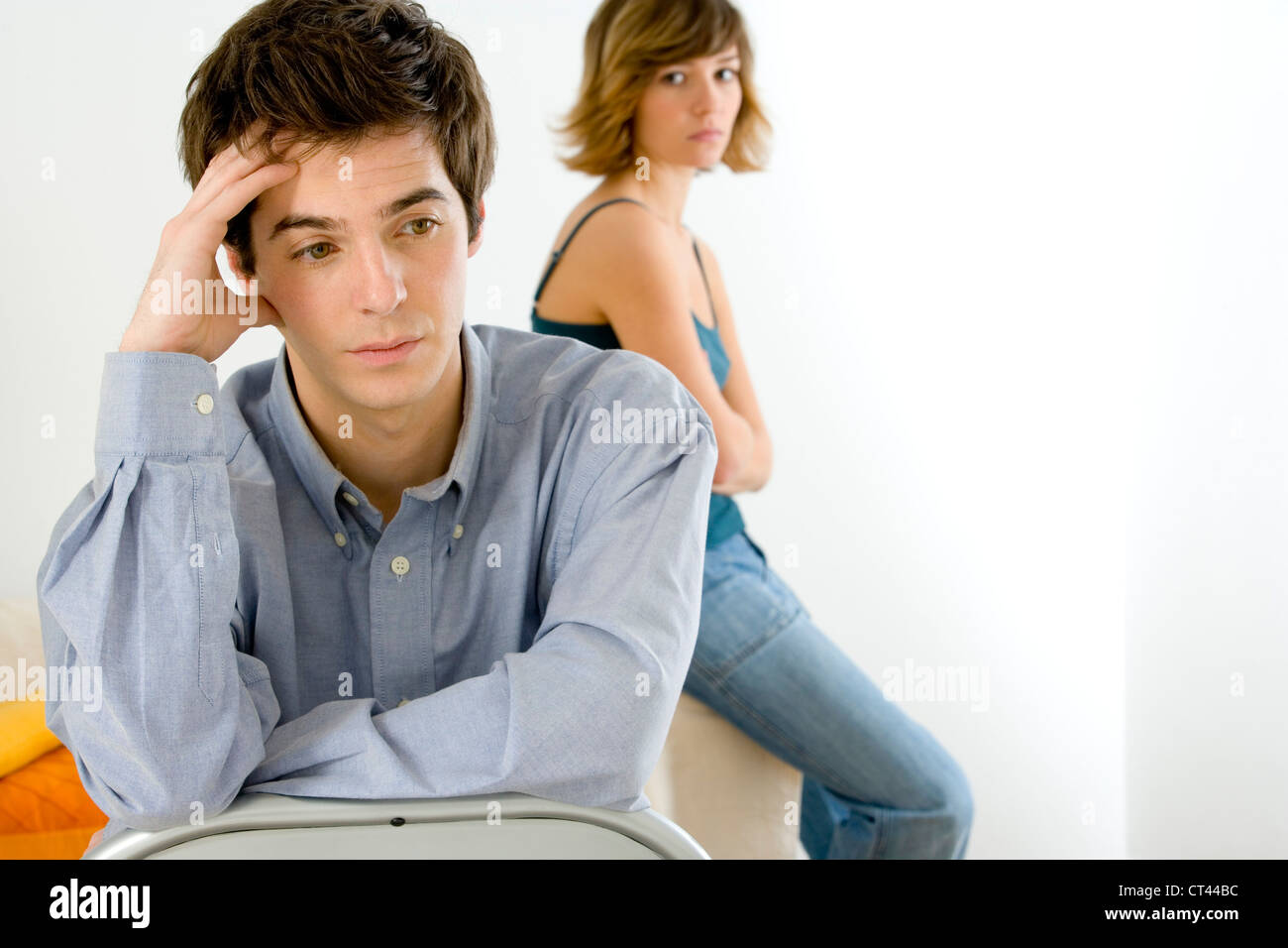 CONFLICT IN A COUPLE Stock Photo - Alamy