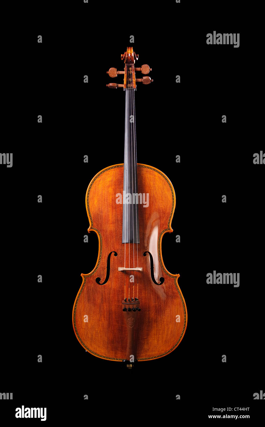 Cello on black hi-res stock photography and images - Alamy