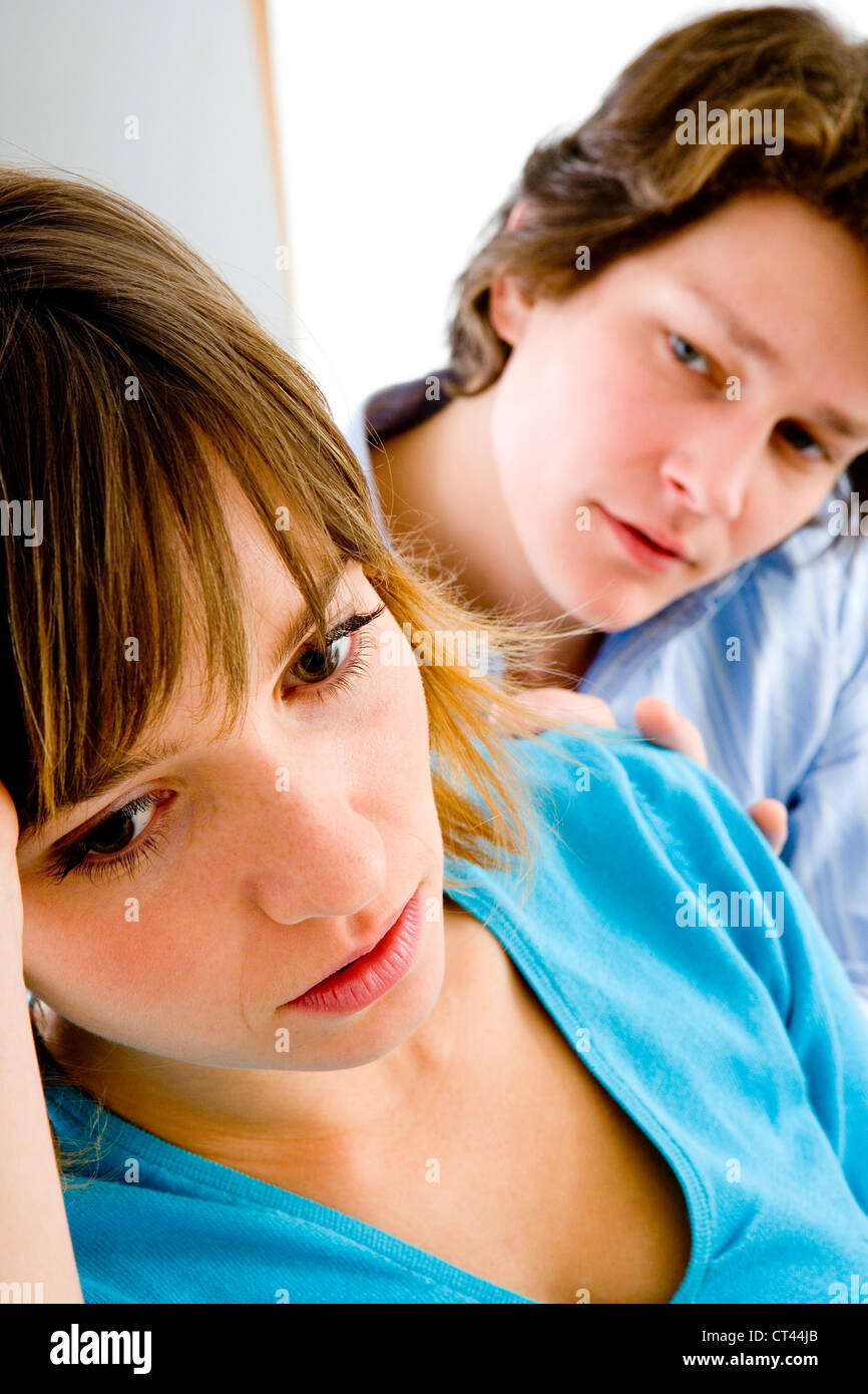 CONFLICT IN A COUPLE Stock Photo - Alamy