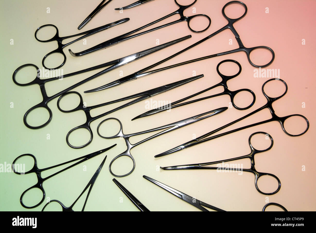 Arrangement of surgical instruments hi-res stock photography and images ...