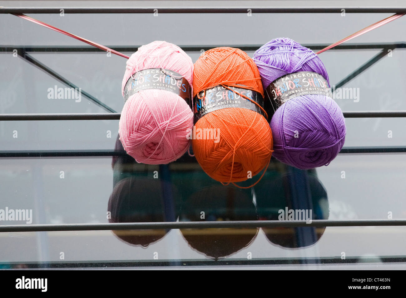 Giant rolls of colored wool Stock Photo - Alamy