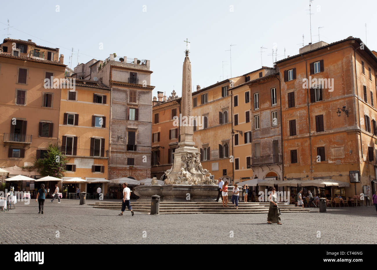 Piazza della Rotonda, Rome, Italy Stock Photo - Alamy