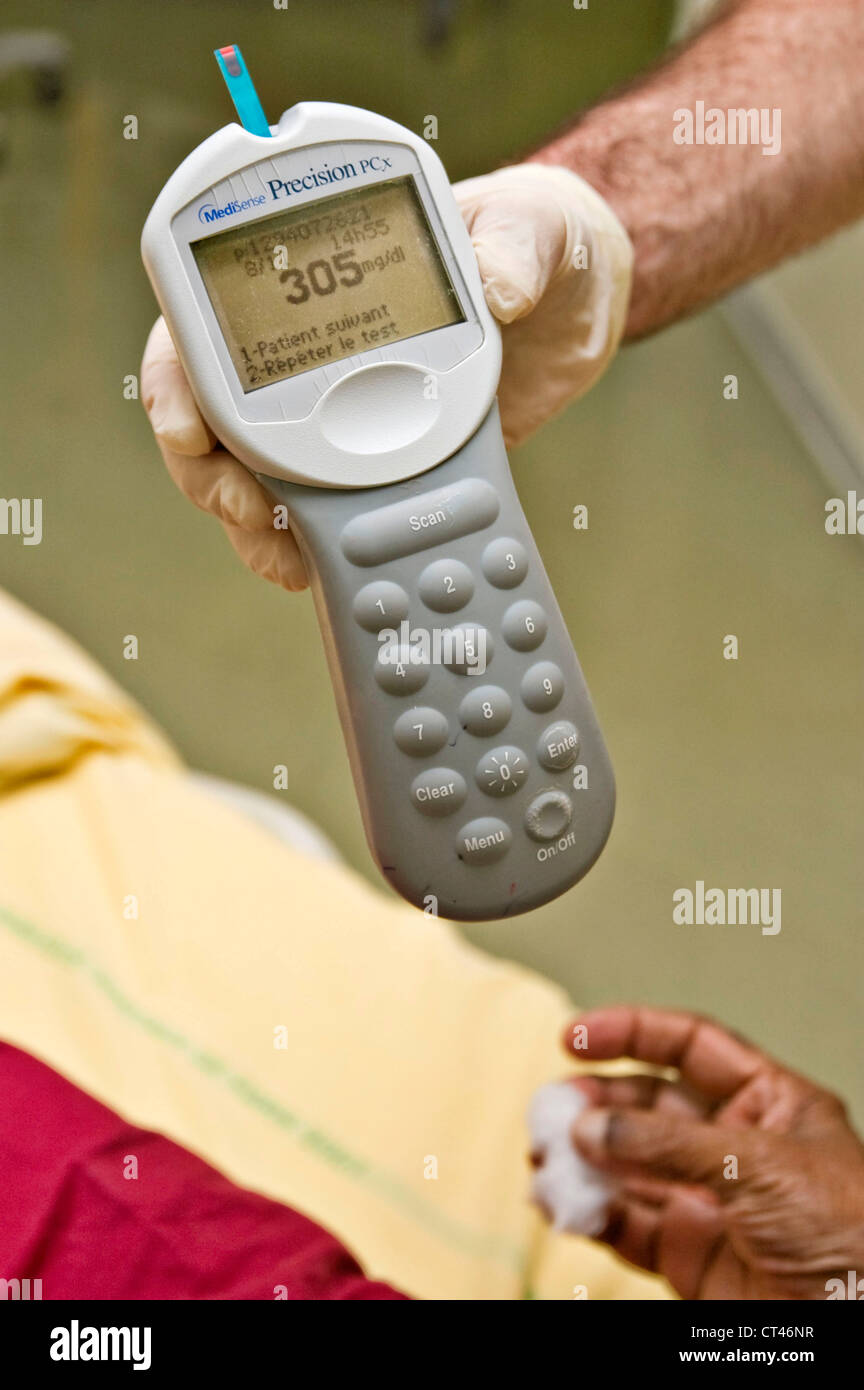 Blood glucose test results hi-res stock photography and images - Alamy