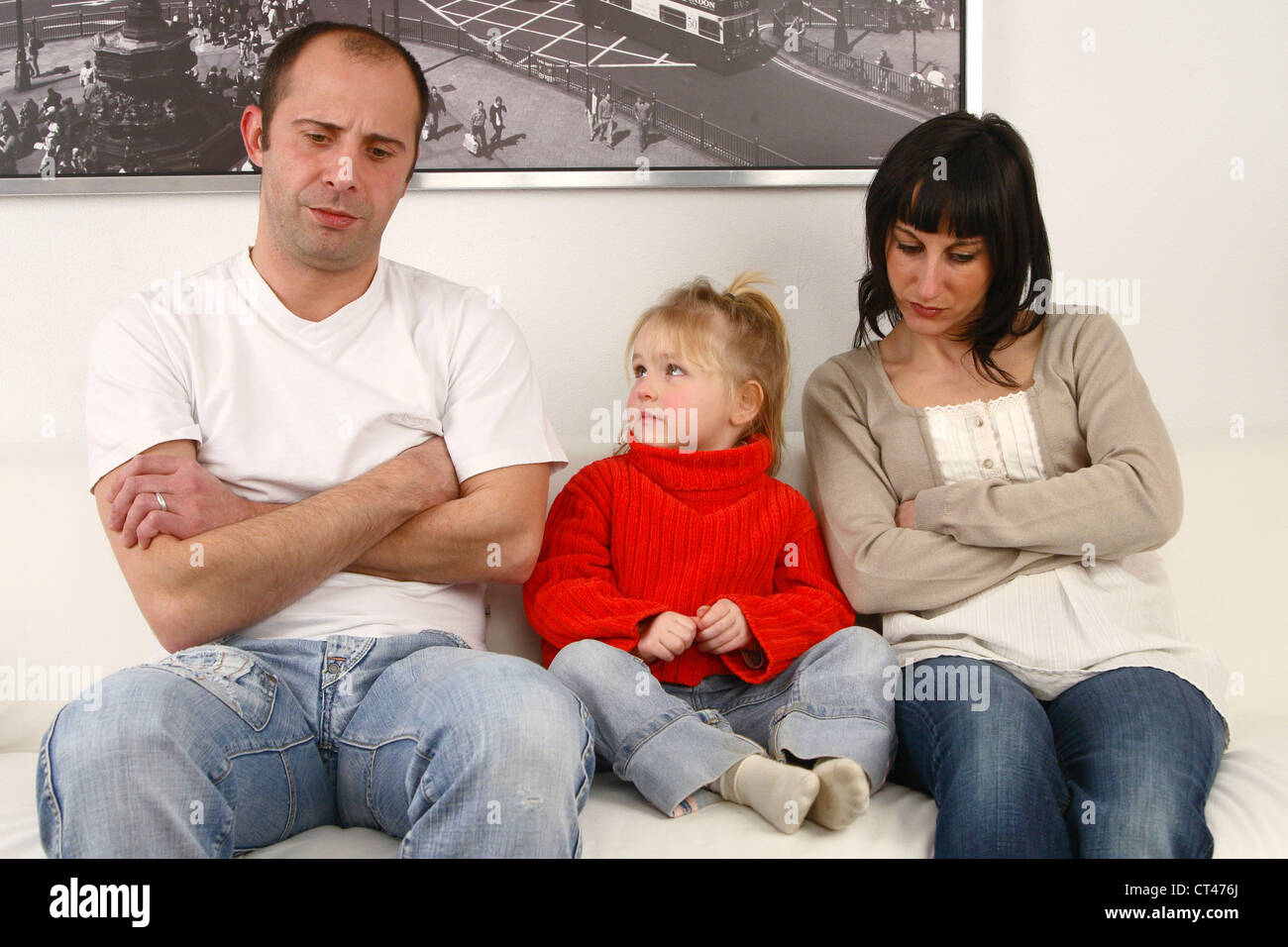 CONFLICT IN A FAMILY Stock Photo - Alamy