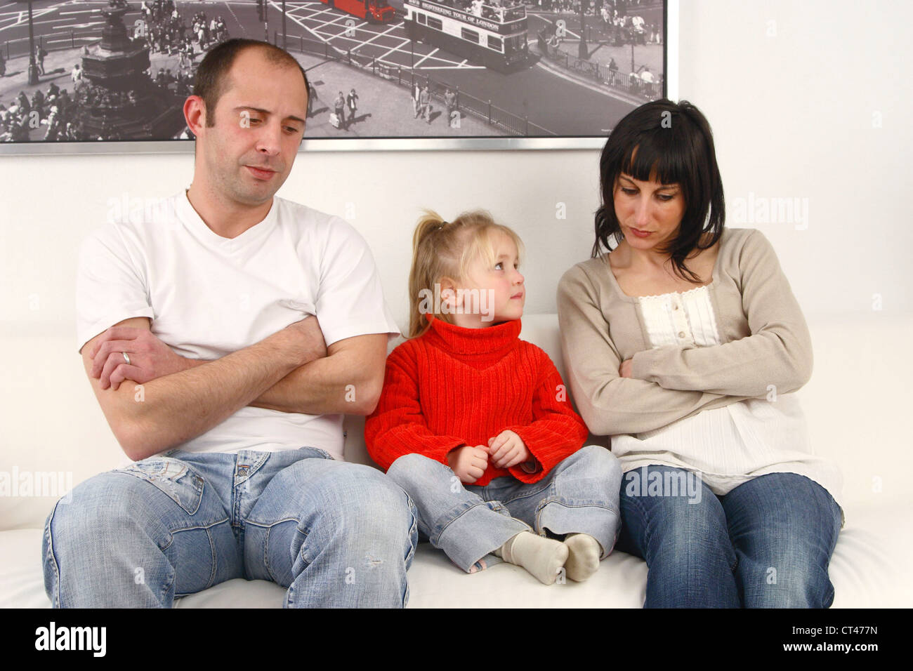 CONFLICT IN A FAMILY Stock Photo - Alamy