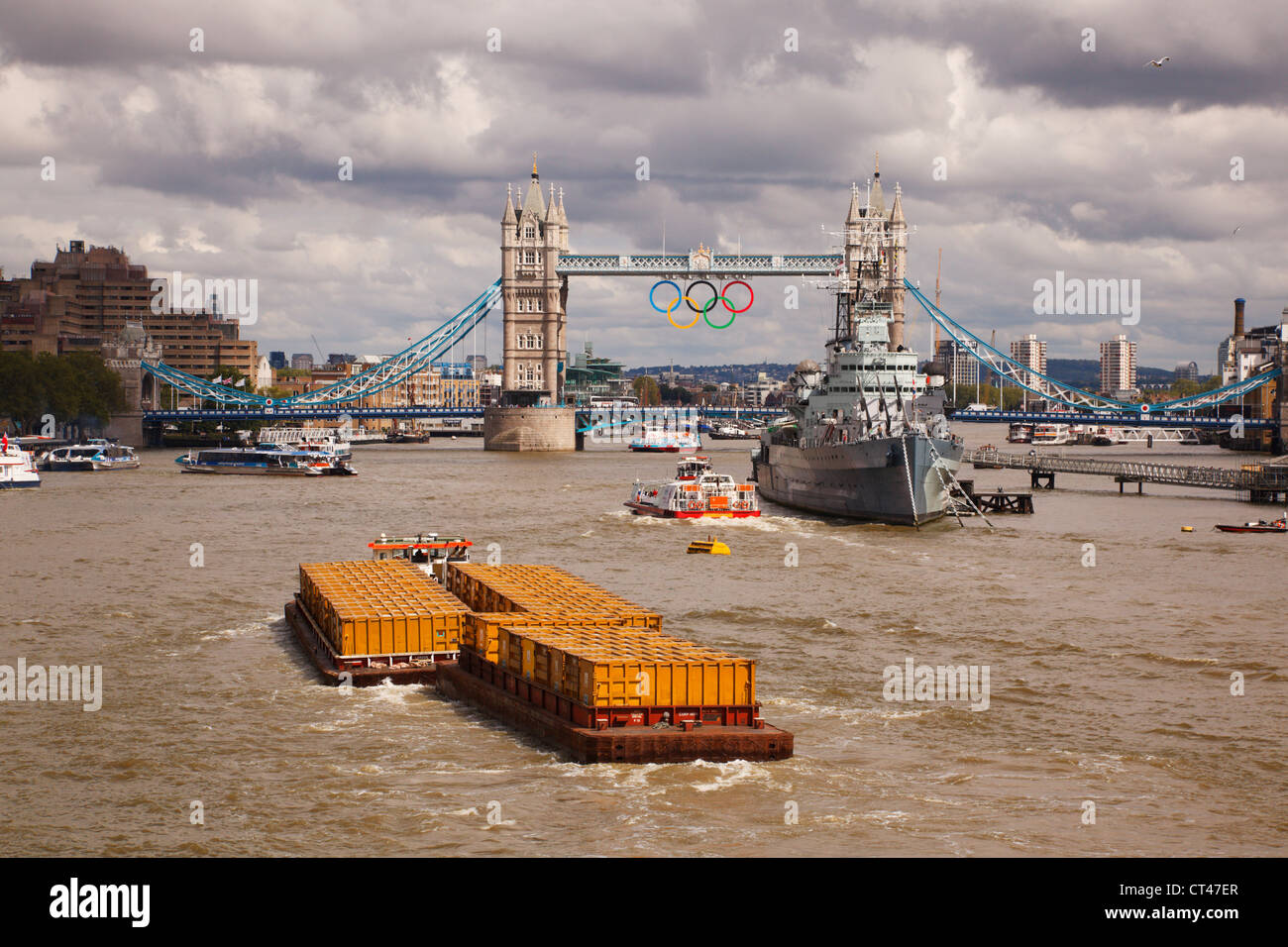 Container Barge Stock Photos & Container Barge Stock Images - Alamy