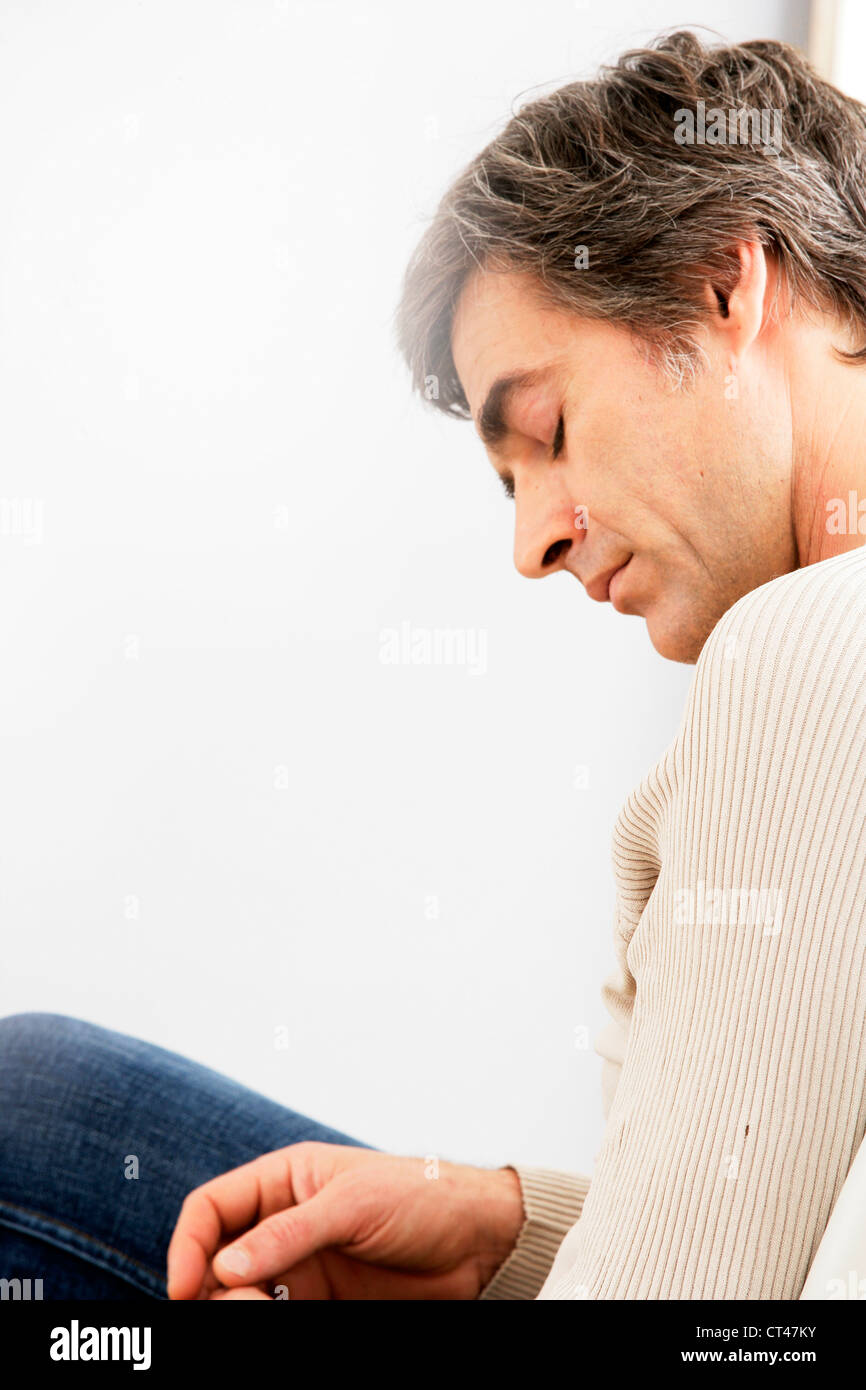 Old Man Dozing High Resolution Stock Photography and Images - Alamy