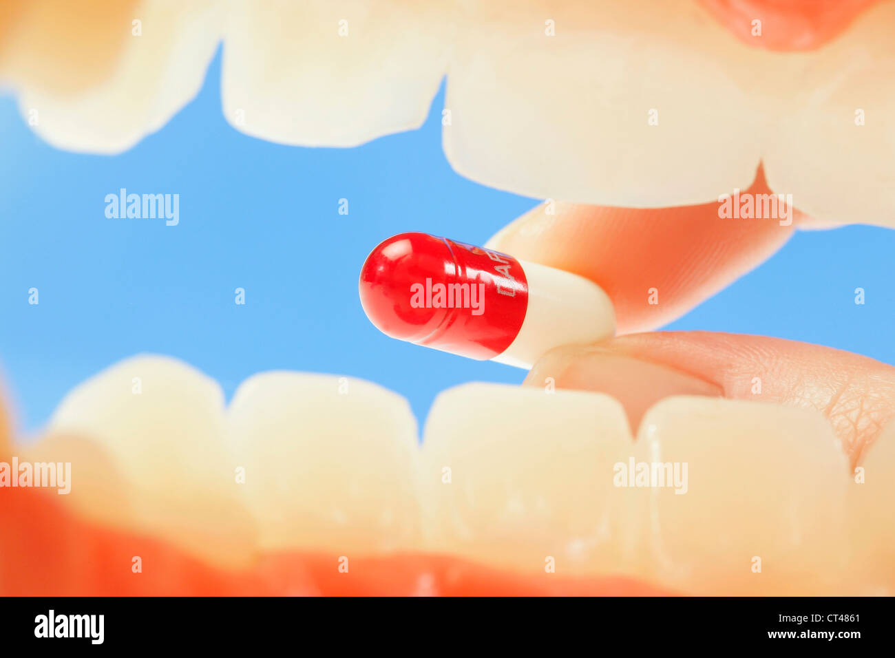 A CAPSULE-FORM DRUG Stock Photo - Alamy