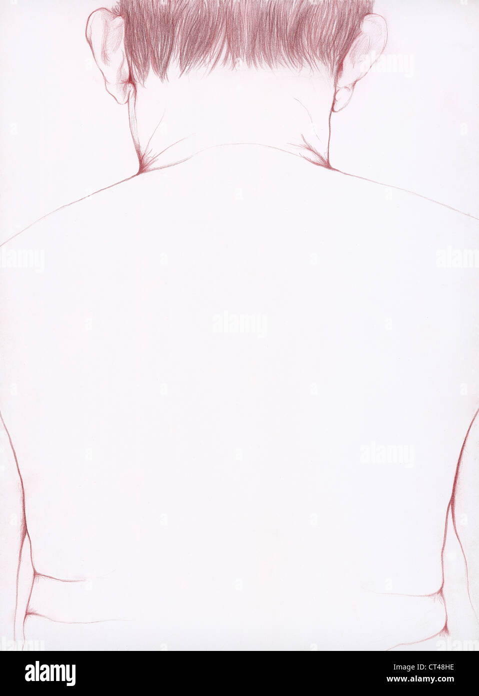 Back men drawing hi-res stock photography and images - Alamy