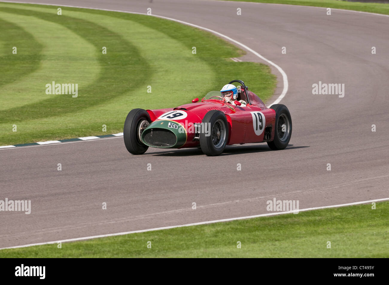 Lancia-Ferrari D50A at the Goodwood Revival 2010 Stock Photo - Alamy