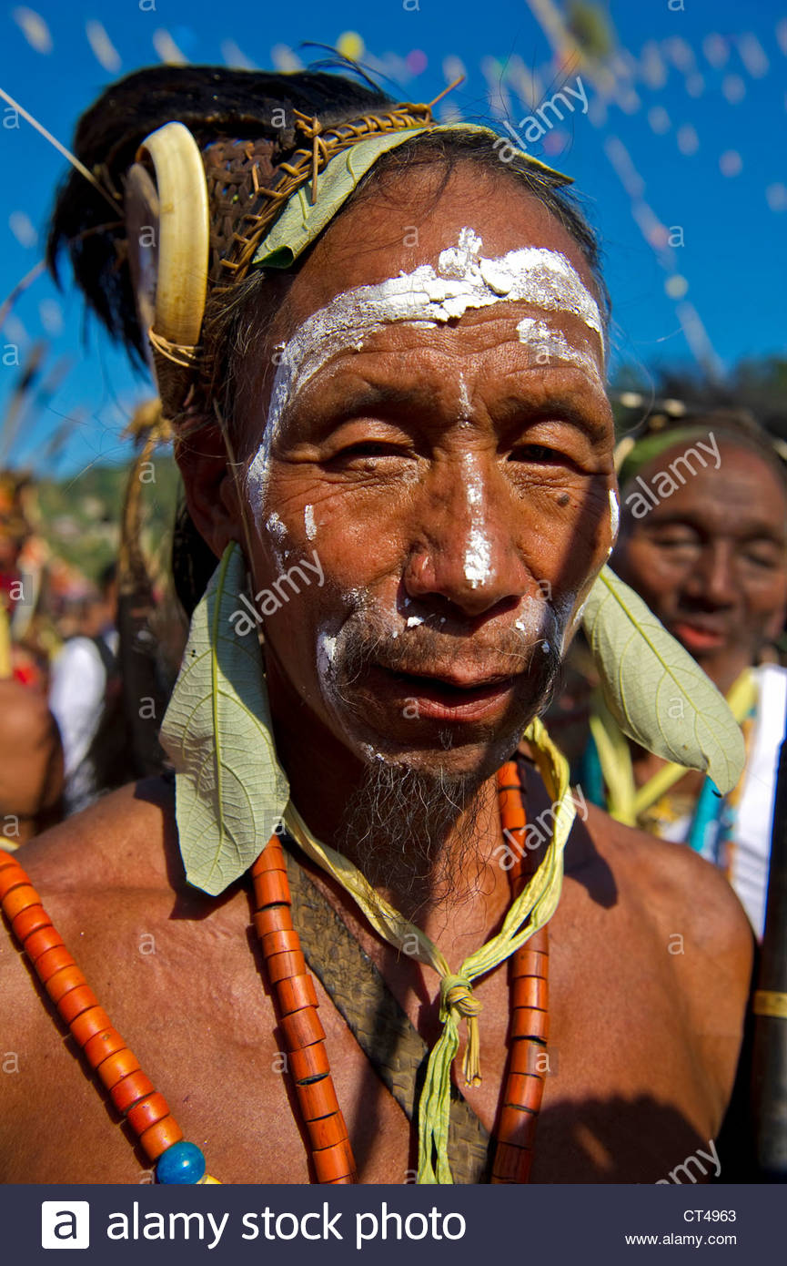 Traditional Dress Of Rengma Tribe Stock Photos & Traditional Dress Of ...