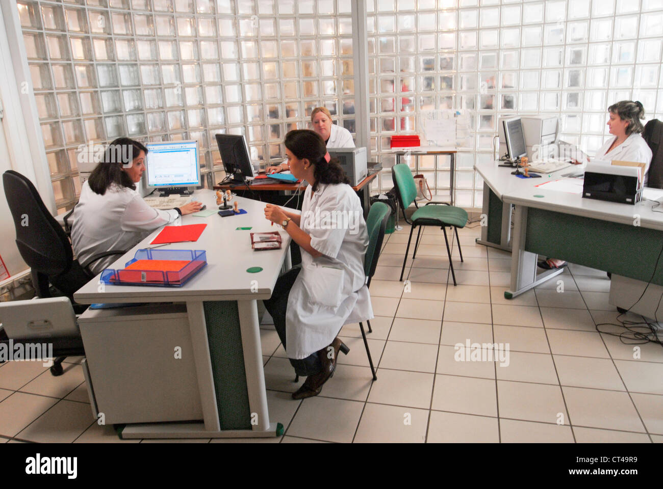 INTERIOR OF A HOSPITAL Stock Photo - Alamy