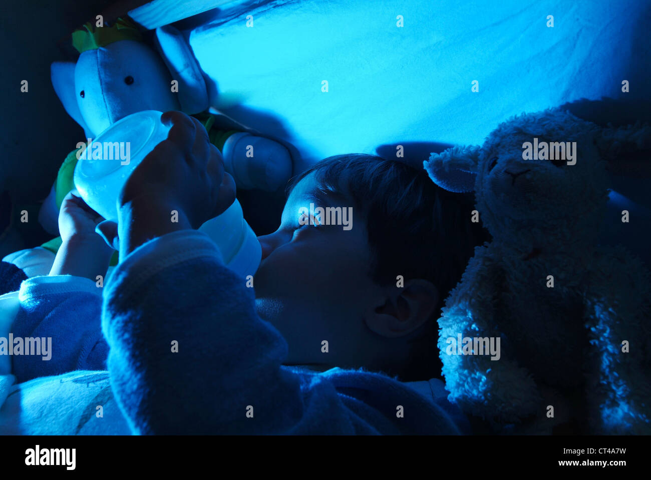 CHILD WITH INSOMNIA Stock Photo - Alamy