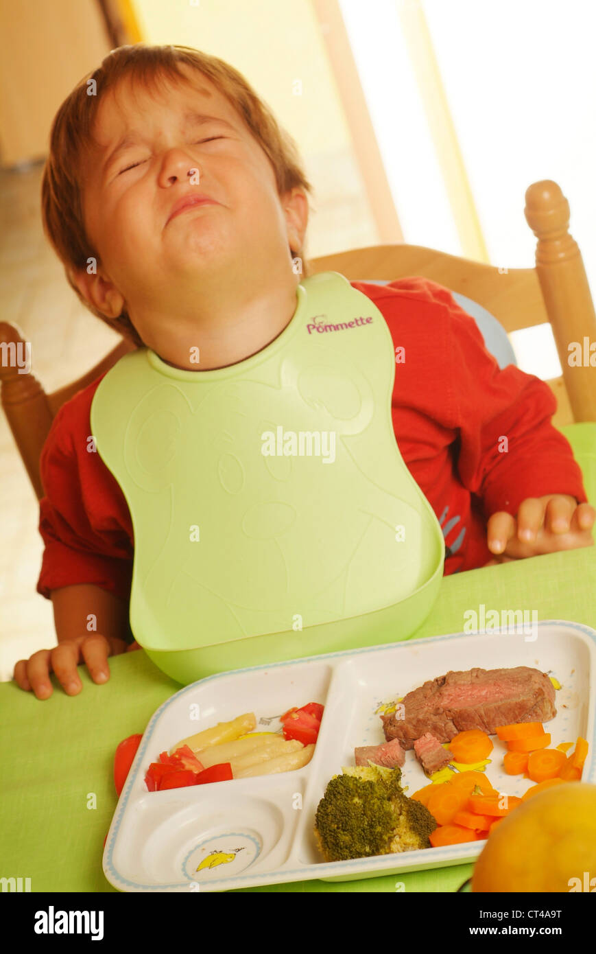 Child food tantrum hi-res stock photography and images - Alamy