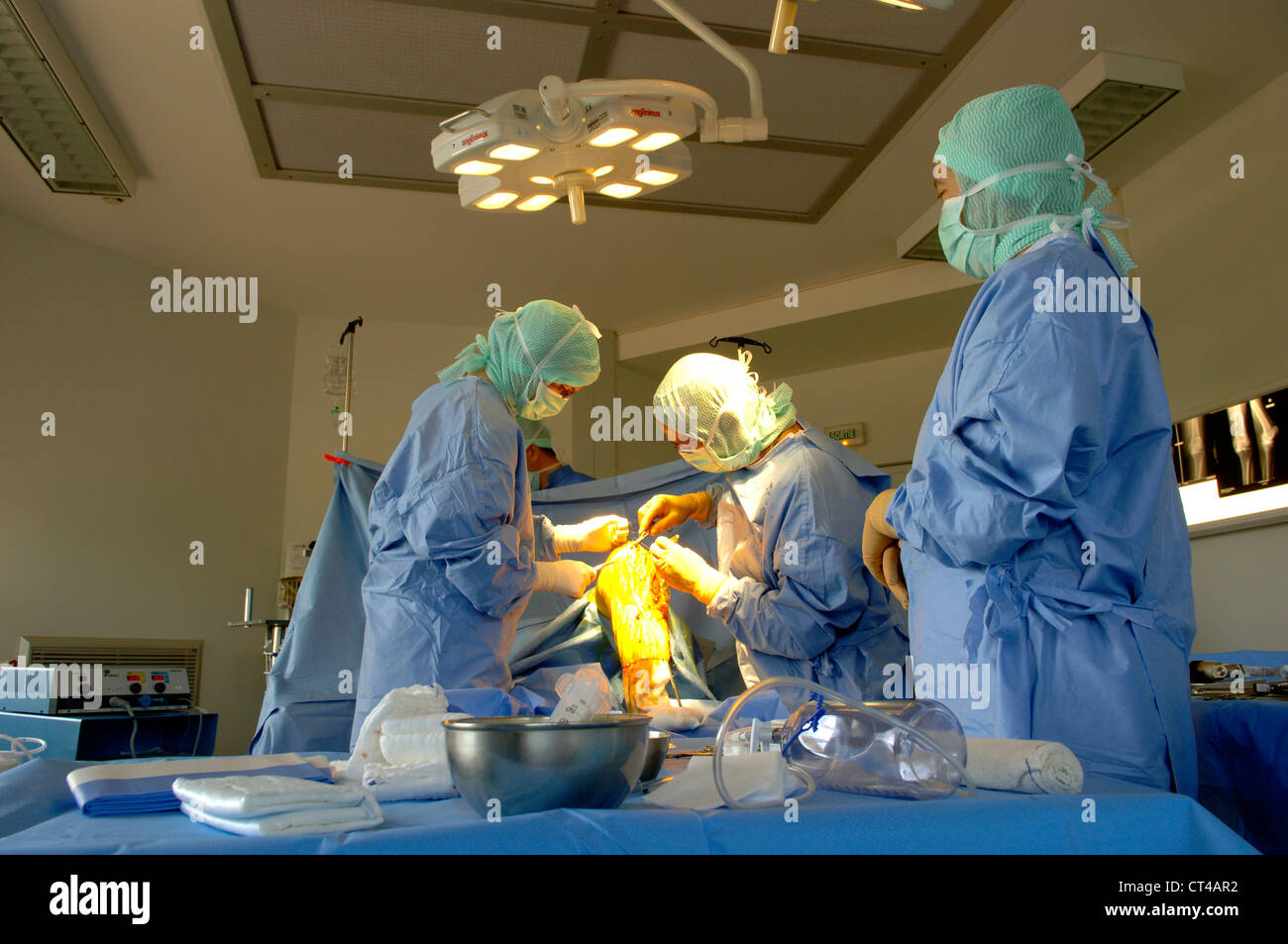 KNEE PROSTHESIS, SURGERY Stock Photo - Alamy