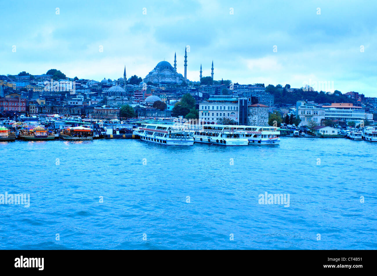 Turkey, Istanbul, View of the Golden Horn Stock Photo - Alamy