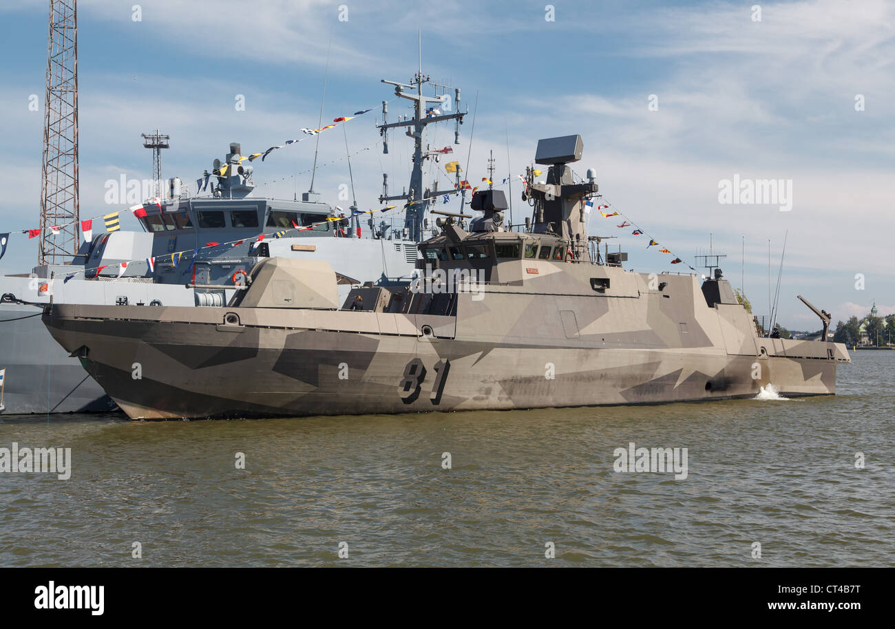 Hamina class missile boat "Tornio" of the Finnish Navy Stock Photo - Alamy
