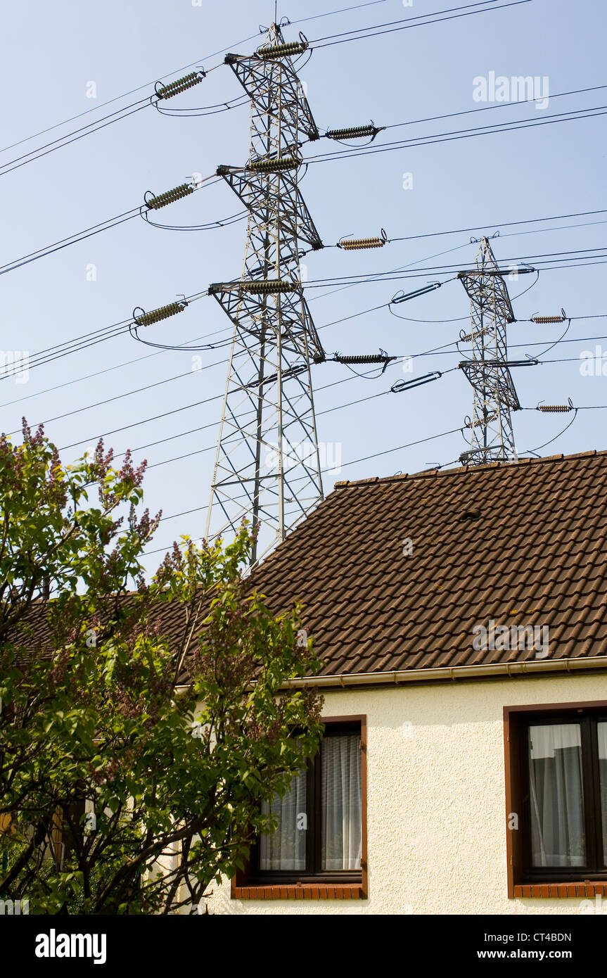 ELECTRICITY POWER LINE Stock Photo - Alamy