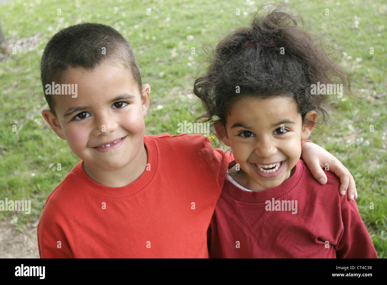 BROTHER & SISTER Stock Photo - Alamy
