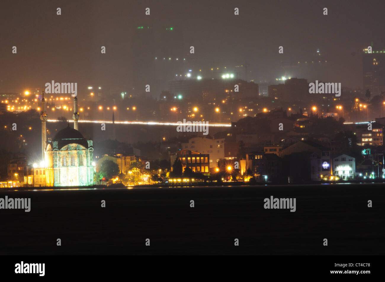 Turkey, Istanbul, Mecidiye Mosque at Night Stock Photo - Alamy