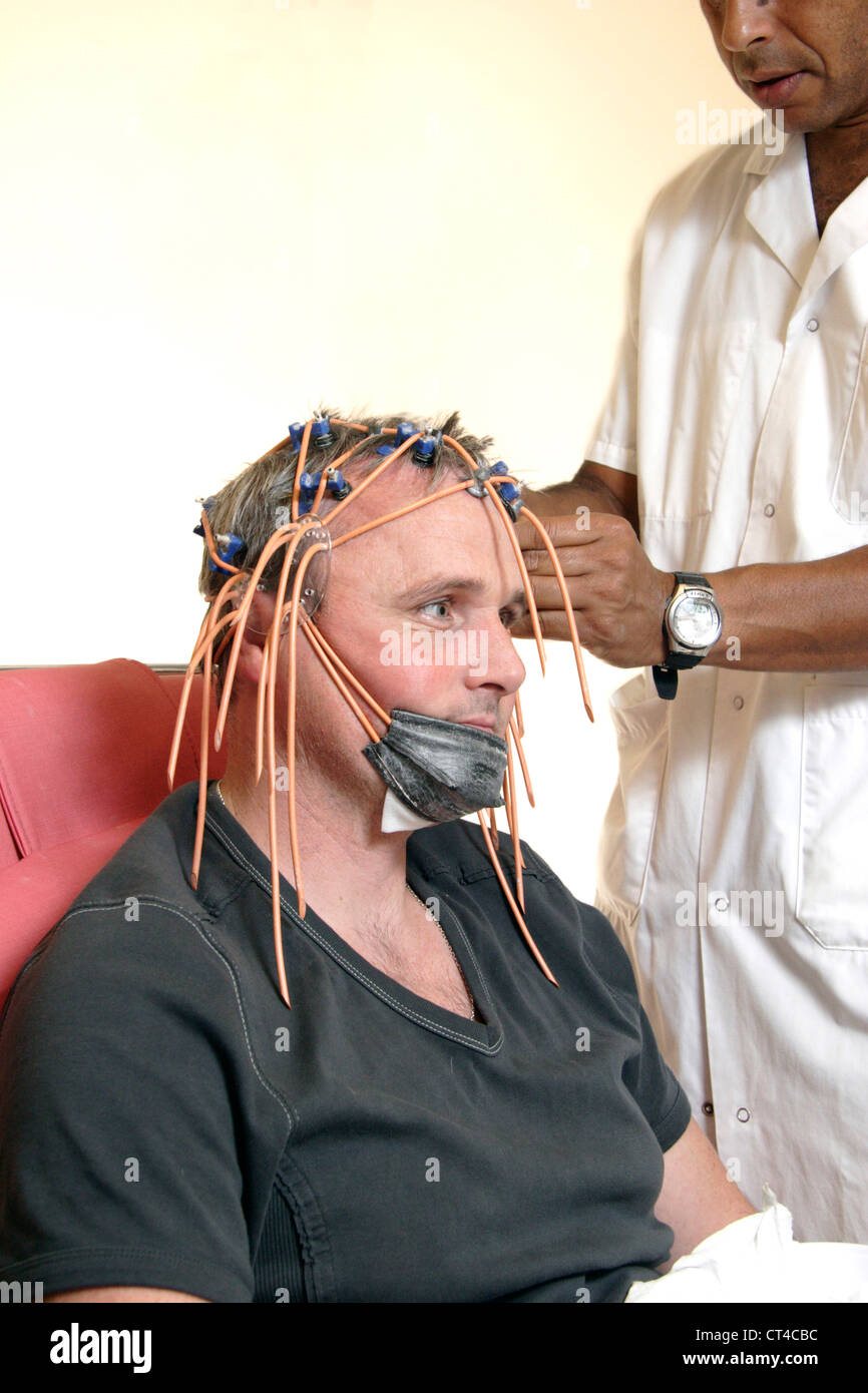 Eeg Examination Man High Resolution Stock Photography and Images - Alamy