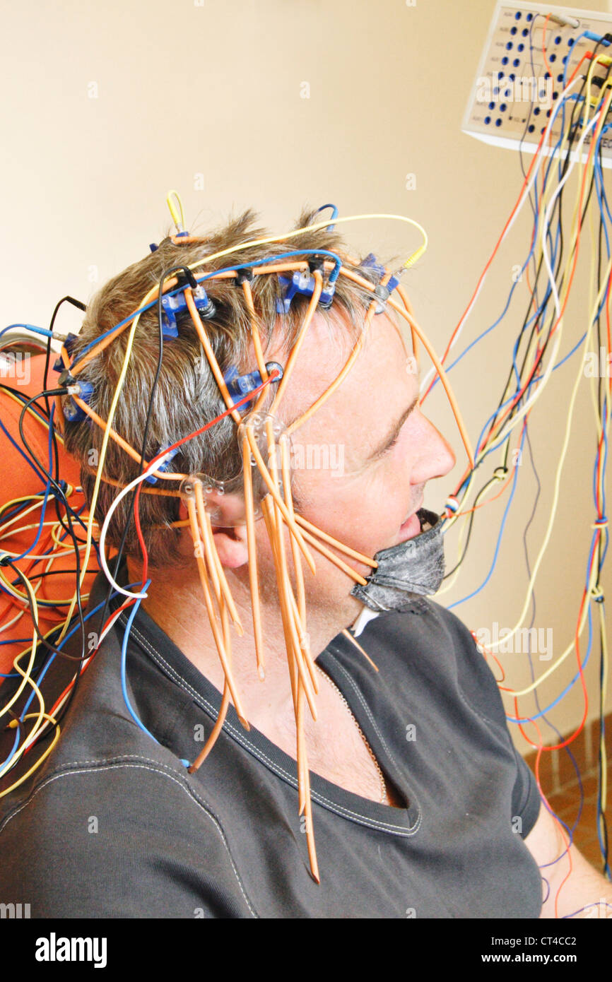 Eeg Examination Man High Resolution Stock Photography and Images - Alamy