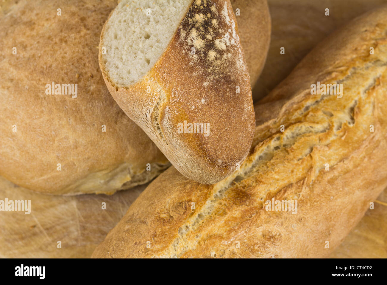 Loaves of Bread Stock Photo - Alamy