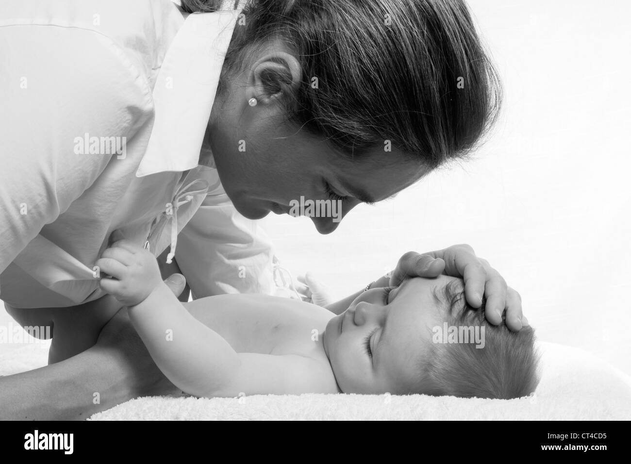 MOTHER & INFANT Stock Photo - Alamy