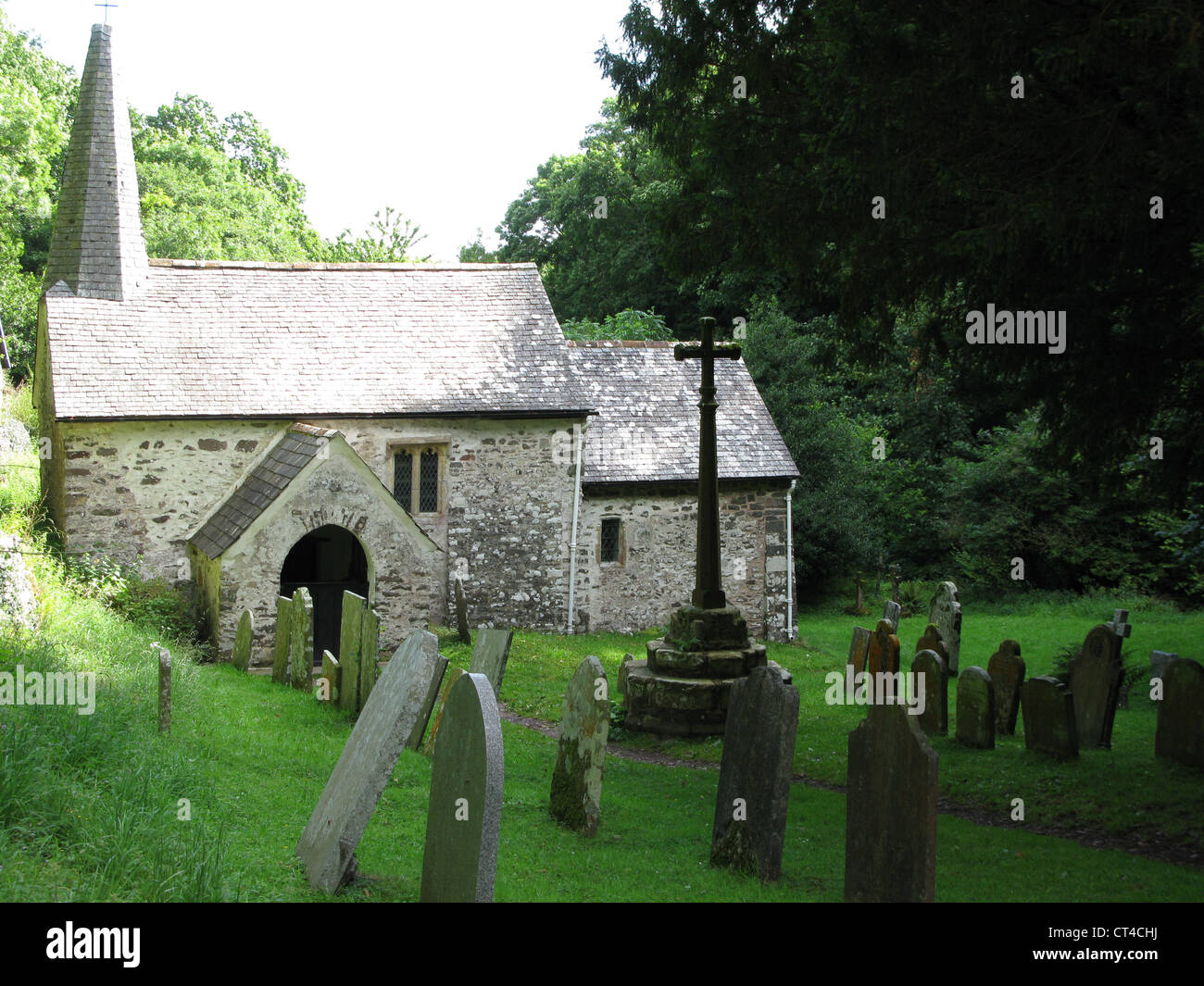Culbone Church, the smallest complete Parish Church in the UK Stock ...
