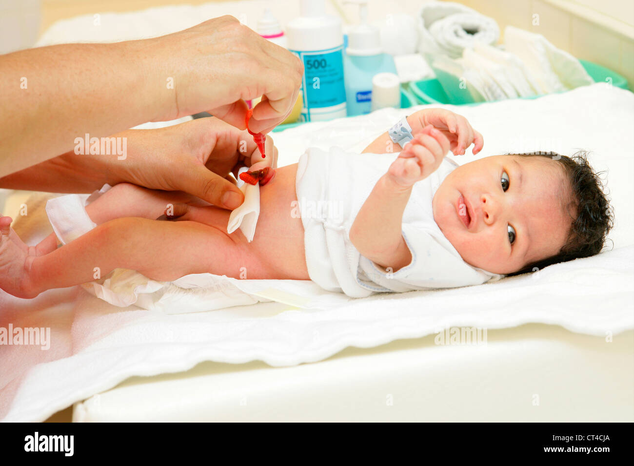 NEWBORN BABY HYGIENE Stock Photo - Alamy